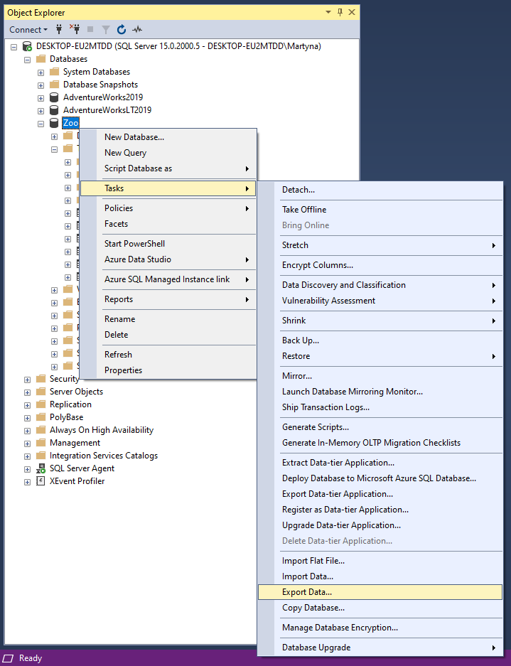 How To Export Data From Microsoft SQL Server To A CSV File LearnSQL